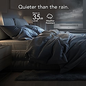 Vornado PORTAL Window Fan with 3 Speeds, Reversible Exhaust Mode, Weather Resistant, For Kitchen, Bedroom, Home