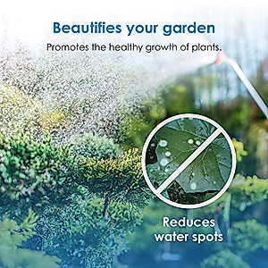 Waterdrop Hose Water Filter with Hose Protector, Reduces Chlorine, Odor, Calcium, Improve Plants Health. Ideal for Gardening, Farming and Pets