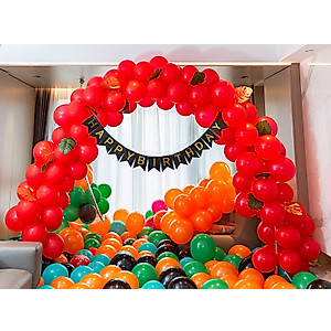 100pcs Red Balloons, 12 inch Red Latex Party Balloons Helium Quality for Like Birthday Party,Wedding, Anniversary, Christmas or Vanlentine's Party Decoration (with Red Ribbon)…