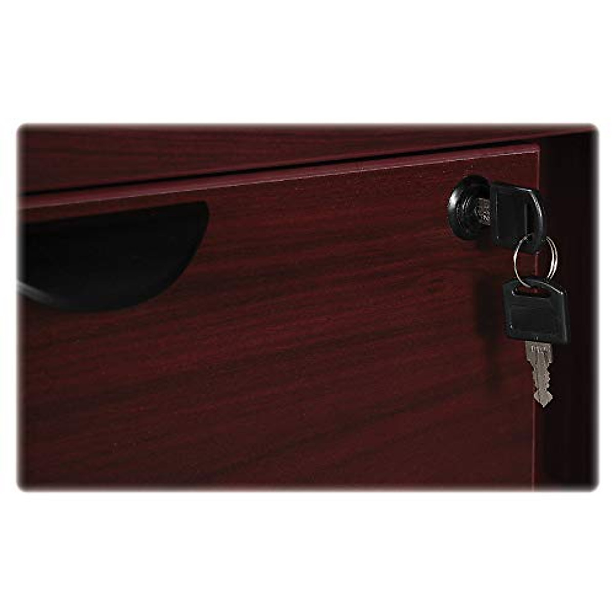 Lorell PL2236MY Lateral File, 2 Drawers, 36-Inch Wx22-Inch Dx29-Inch H, Mahogany