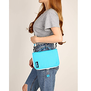 KAVU Jet City Bifold Wallet Crossbody Travel Organizer-Splash