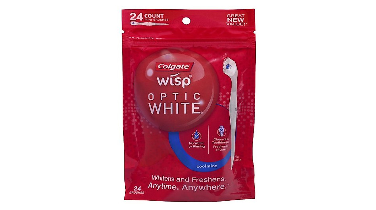 Colgate Wisp Mini-Brush with Coolmint | Travel-Friendly & Whitening