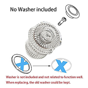 Faucet Handle Replacement Compatible with Kohler Acrylic 30316 Handle Kit