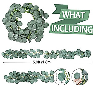 124PCS Sage Olive Green Blush Pink Peach Balloons Balloon Garland Arch Kit, Artificial Vines Eucalyptus Garland, We Can Bearly Wait Boho Gender Reveal Baby Shower Birthday Party Decorations for Girls