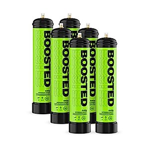 Boosted Premium Whipped Cream Charger 640g 1.1L - Food Grade Nitrous Oxide Tank Pure Flavored N2O Chargers - for Any Standard Whipping Cream Dispenser – (1 Cylinder)