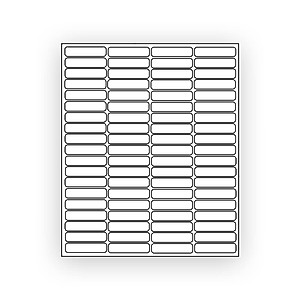 800 EcoSwift Shipping Labels 1 3/4 x 1/2 inches Mailing Address Return Inventory Blank White Self Adhesive for Laser Inkjet Printer 1.75 x 0.5