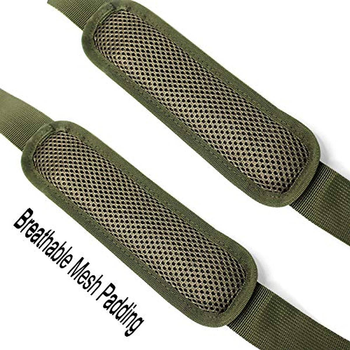 MELOTOUGH Tactical Duty Belt suspenders Police Suspenders Law Enforcement for Duty Battle Belt Suspenders with Padded Adjustable tool belt Suspenders Camo Green