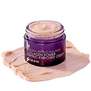 MIZON Collagen Line. Collagen Power Firming Enriched Cream, Korean skincare, wrinkle care, firm skin, anti aging (1.69 FL oz)