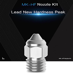 Creality Original Upgrade Ender 3 S1 5pcs Nozzle with 5pcs Silicone Sock, Up to 500°C High-Temperature Resistance, Copper Alloy Nozzle for Creality Sprite Extruder, Ender 3 S1 Pro, Ender 3 S1 Plus