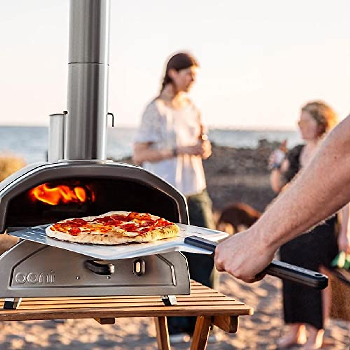 ooni Fyra 12 Wood Fired Outdoor Pizza Oven – Portable Hard Wood Pellet Pizza Oven – Ideal for Any Outdoor Kitchen