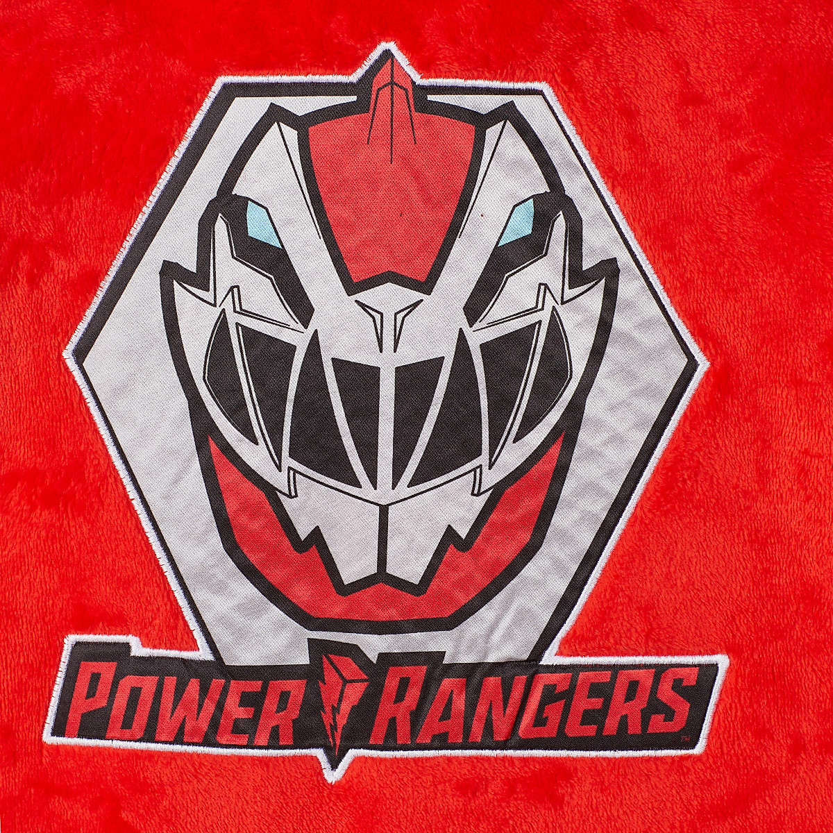 Power Rangers Little/Big Boy's Plush Fleece Robe (8, Red Ranger Dino Fury)