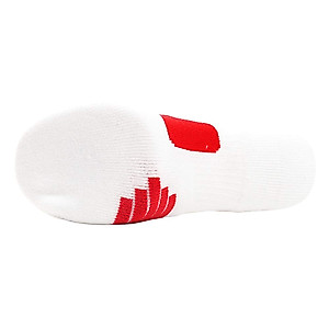 NIKE Elite Basketball Crew Socks (White/Royal, Large)