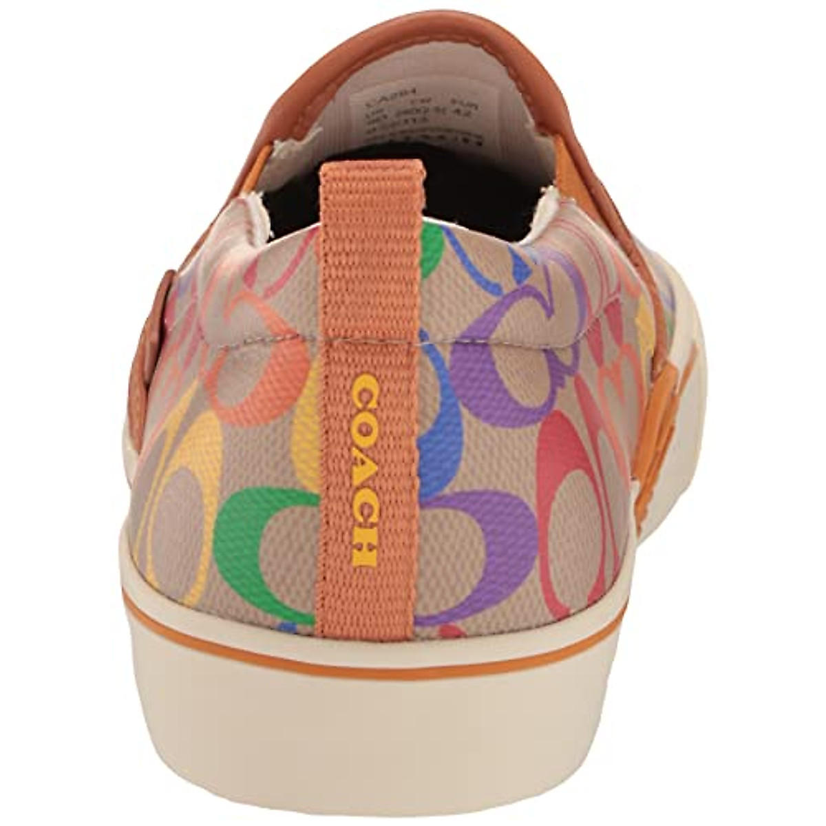COACH Pride Slip-On Skate Rainbow Signature 10 D (M)