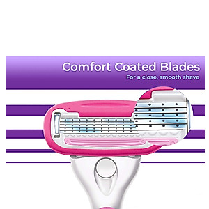 Personna Women's 5 Blade Razor Bulk Pack of 24 Replacement Cartridges Only For Personna Razors - Handle Not Included With This Pack