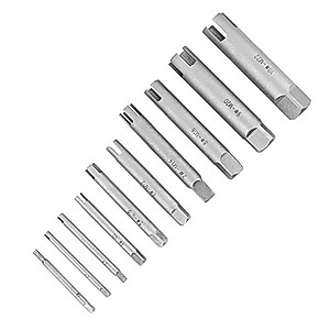 Steel Broken Head Taps Stripped Screw Remover Kit Tap Extractor Set(#C 656g/23.1oz (ten-piece set)