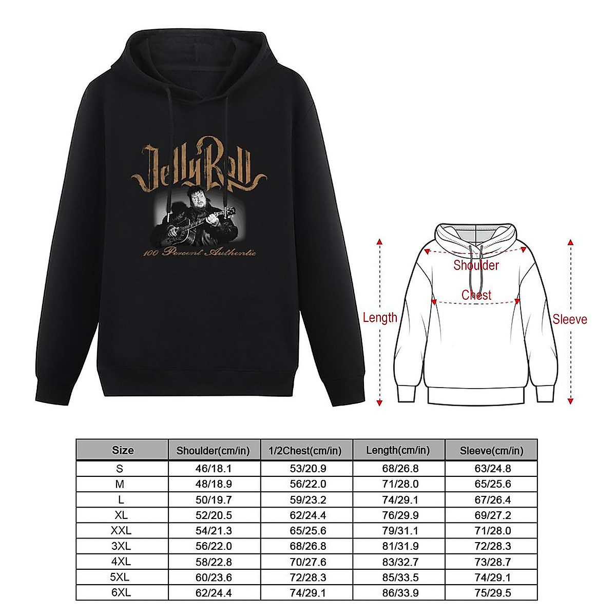 DHJANECT Men's Long Sleeve Tops, American Rapper Jelly Theme Roll Hooded Sweatshirt, Ever Fading Fleece Hooded Tracksuit shirt, Drawstring Pullover Hoodie Clothing for Men Women 5XL