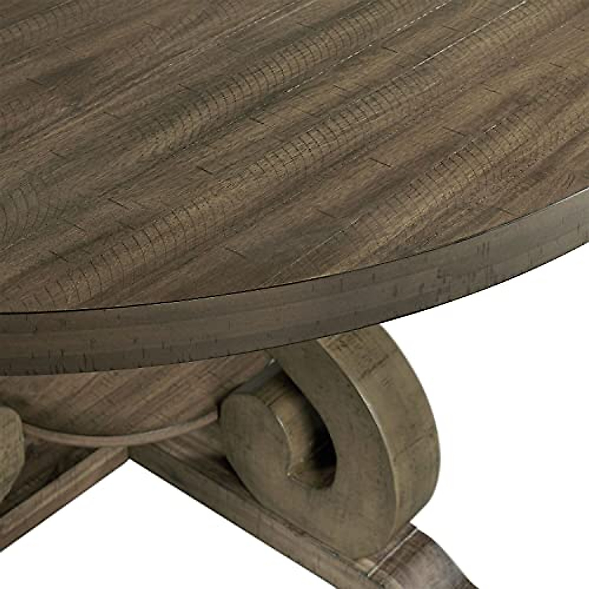 Picket House Furnishings Stanford Round 7PC Dining Set-Table & Six Chairs