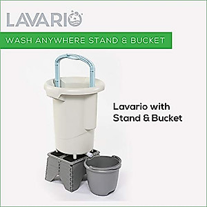 Lavario Wash Anywhere Set, Includes (1) Stand, and (1) Bucket