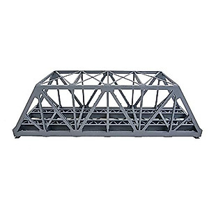 Walthers SceneMaster Cornerstone HO Scale Model Modernized Double-Track Railroad Truss Bridge Kit Collectable
