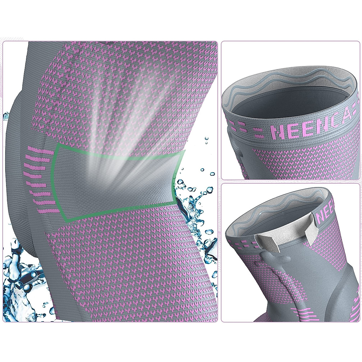 NEENCA Professional Knee Brace for Pain Relief, Medical Knee Support with Patella Pad & Side Stabilizers, Compression Knee Sleeve for Meniscus Tear, ACL, Joint Pain, Runner, Workout - FSA/HSA APPROVED