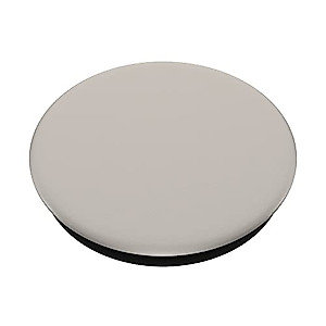Greige Gray Stone Beige Simple 1 Color Minimal Neutral Nude PopSockets Swappable PopGrip
