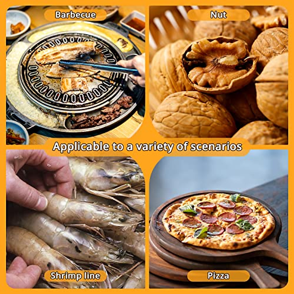 defutay Kitchen Shears with Protective Sheath - Heavy Duty Kitchen Scissors Meat Scissors Stainless Steel Multipurpose Utility Scissors - Food Scissors for Chicken, Poultry, Fish, Herbs (Black Red)