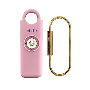 She’s Birdie–The Original Personal Safety Alarm for Women by Women–Loud Siren, Strobe Light and Key Chain in a Variety of Colors (Blossom)