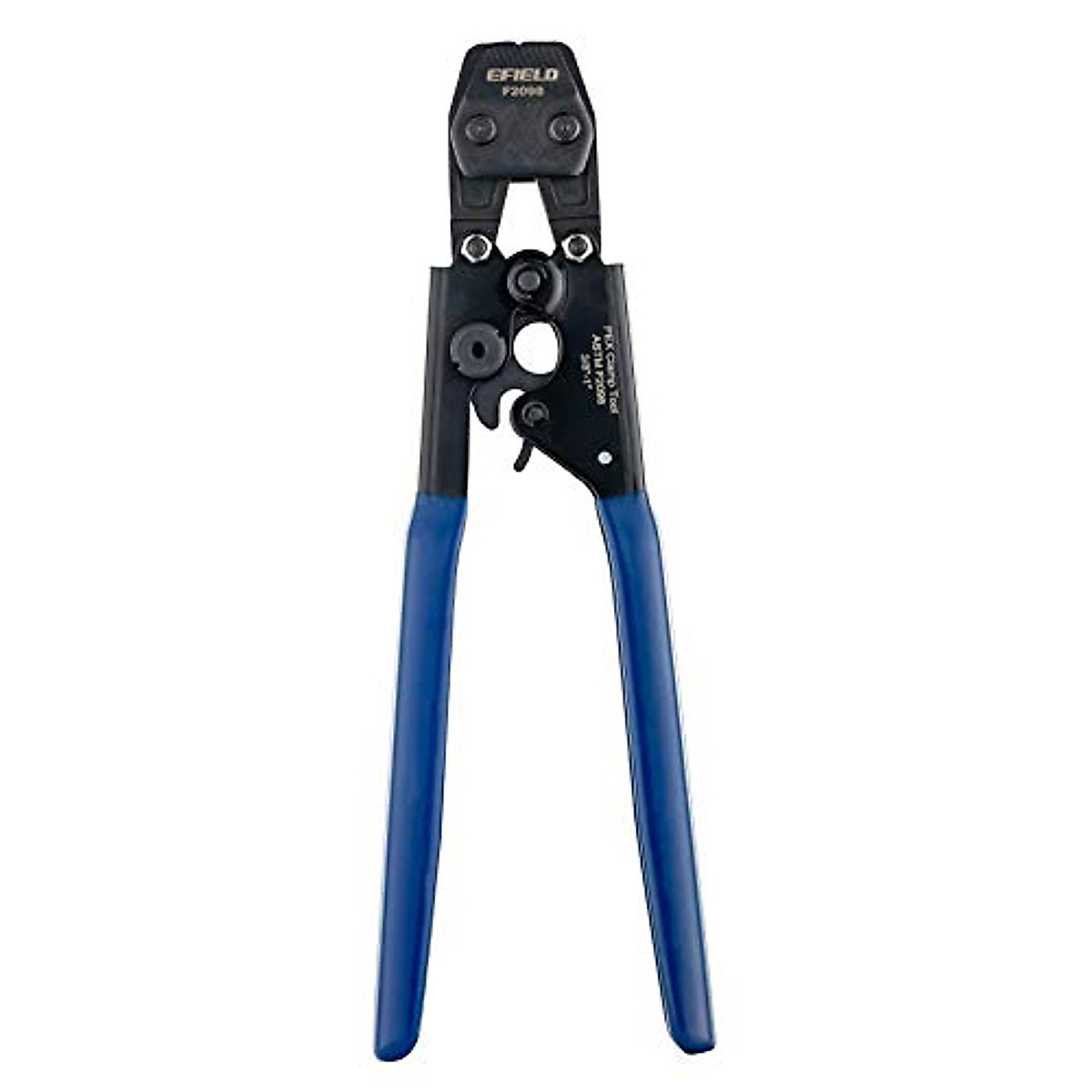 EFIELD Pex Cinch Clamp/Ear Hose Clamps Crimping Tool for Stainless Steel Clamps Sizes from 3/8" to 1" with Metal Pipe Cutter 20pcs 1/2" and 10 pcs 3/4" Clamps Suit all US F2098 Standards