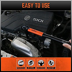 HORUSDY 1/2-Inch Drive Click Torque Wrench, 10~150 Ft-Lb | 13.6~203.5 Nm, Quick Release Ratchets.