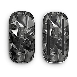 Design Skinz Black 3D Diamond Surface Vinyl Decal Compatible with The Apple Magic Mouse 2 (Wireless, Rechargable) with Multi-Touch Surface