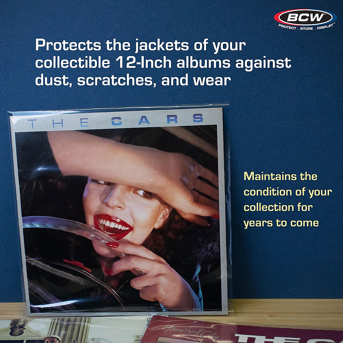 BCW 33 RPM Record Sleeves - 1000 ct