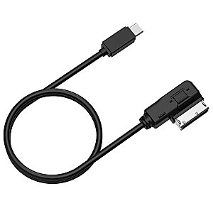 CHELINK AMI to USB Type-C Charge Cable Adapter for Audi VW, USB-C Charger Cord Compatible for Samsung Galaxy S9 Note 9 8 S8 Plus,LG V30 V20 G6 G5,Google Pixel (Only for Charging)