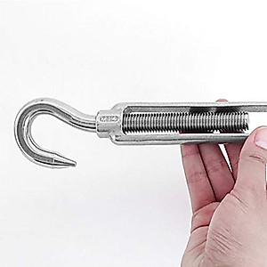 yofit Shade Sail Hardware Kit 5 inch for Triangle Rectangle Sun Shade Sail Installation, 304 Grade Stainless for Garden Outdoors, 80 Pcs (80 pcs)