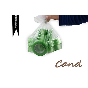 Cand 6 Gallon Clear Garbage Bags, 110 Counts