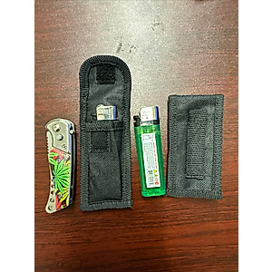 8 pcs Black Nylon Sheath:case/Bag 3" for Belt Carry Nylon for Any 3'-3.25" Tools, Knife and More Sheath for GA215A