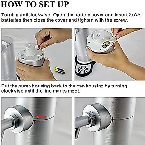 YJSG Beer Draft Dispenser,Beer Foam Machine,Canned Beer Draft System,Beer Foam Maker,Beer Tap,Mini Kegerator,Converts Any Can Into Draft for Beer Bars,A Great Gift for Beer Lovers,Silver