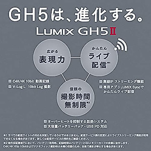 Panasonic DC-GH5M2 LUMIX 5G/4K/Live Support/USB Charging Digital Camera Japan Version (Body only)