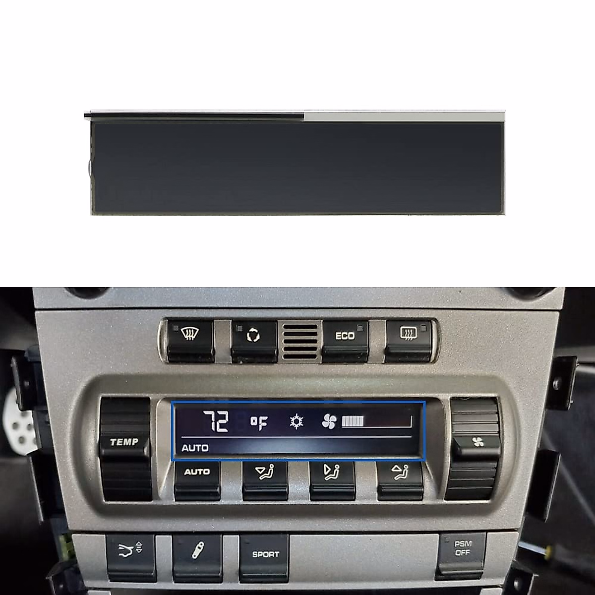BENET Display Replacement for Porsche 911 997 Carrera, Boxster Cayman 987 Climate Control Unit