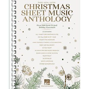 Christmas Sheet Music Anthology: Over 100 Hand-Picked Holiday Essentials Arranged for Piano/Vocal/Guitar