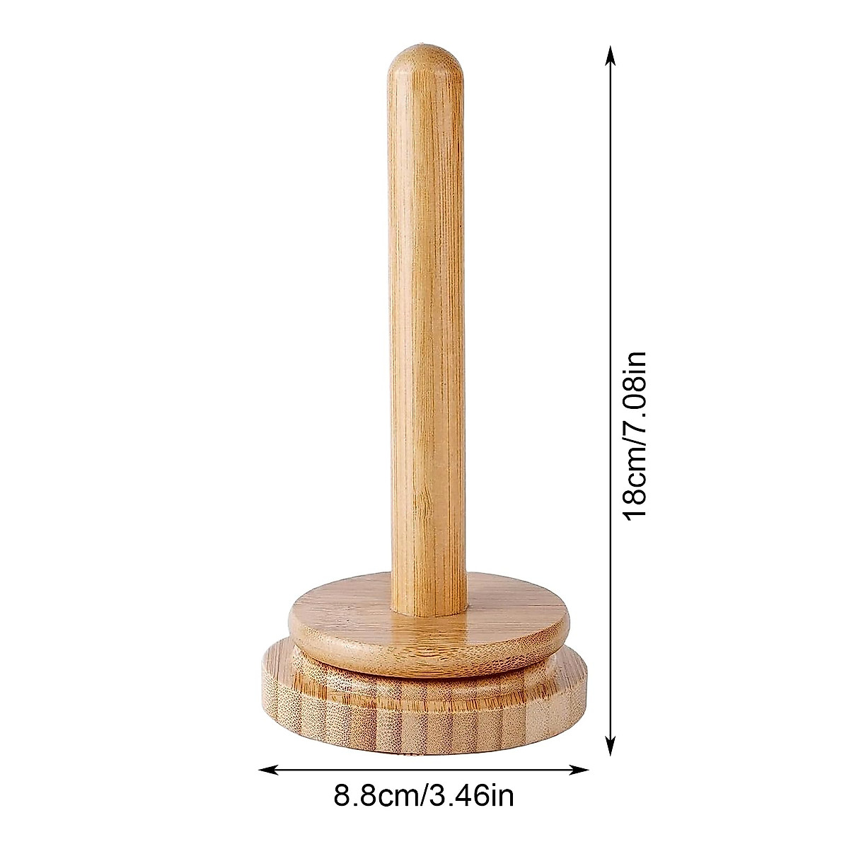 Wooden Yarn Holder Dispenser for Crocheting, Stand Ball Spindle Crochet and Sewing Tool, Prevent Yarn Tangling, Winding and Dispensing Accessories