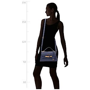 GUESS Enisa Top-Handle Flap Blue Moon One Size