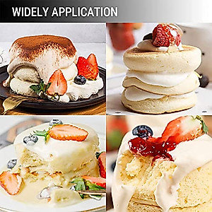 Electric Souffle Machine, Fluffy Souffle Pancakes Maker, 50-300° Temperature Control, With Stainless Steel U-Shaped Heating Tube, Cake Baker Equipment, for Restaurants, Bakeries