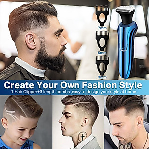 Electric Razor for Men,Electric Shavers for Men Wet Dry,Waterproof Wet Dry Men's Electric Razor for Face Shaving,Cordless Grooming Kit Man Electric Facial Rotary Shaver USB Rechargeable