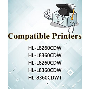 MM MUCH & MORE Compatible Toner Cartridge Replacement for Brother TN433 TN-433 TN433BK Used in HL L8260CDW L8360CDW L8360CDWT DCP L8410CDW L8610CDW L8690CDW L8900CDW Printers (1-Pack, Black)