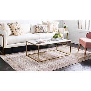 Unique Loom Del Mar Collection Area Rug - Abigail (2' 2" x 3' 1" Rectangle, Beige/ Ivory)