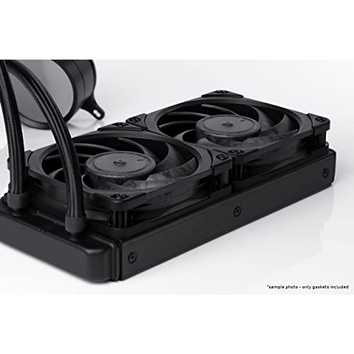 Noctua NA-SAVG1 chromax.Black, Anti-Vibration Gaskets for 120x25mm Fans (Set of 3, Black)