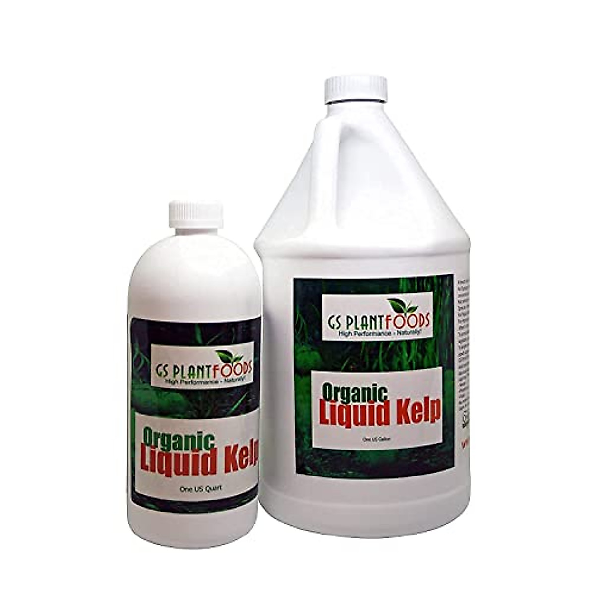 Organic Kelp Fertilizer by GS Plant Foods - Omri Certified (1 Quart) - Kelp Fertilizer for Gardens, Lawns & Soil