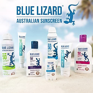 BLUE LIZARD Mineral Sunscreen Sensitive SPF 50+ Spray, 5 Ounce