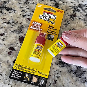 Super Glue DT-3469340 The Original Super Glue, 0.1 oz (3g) Bottles, 2 Piece