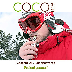 CocoMe Organic Lip Balm. Virgin coconut oil and beeswax. Best lip repair, lip moisturizer and protection among lip care products. Enhances honest beauty. Dermatologist recommended. Pack of 3 lip balms